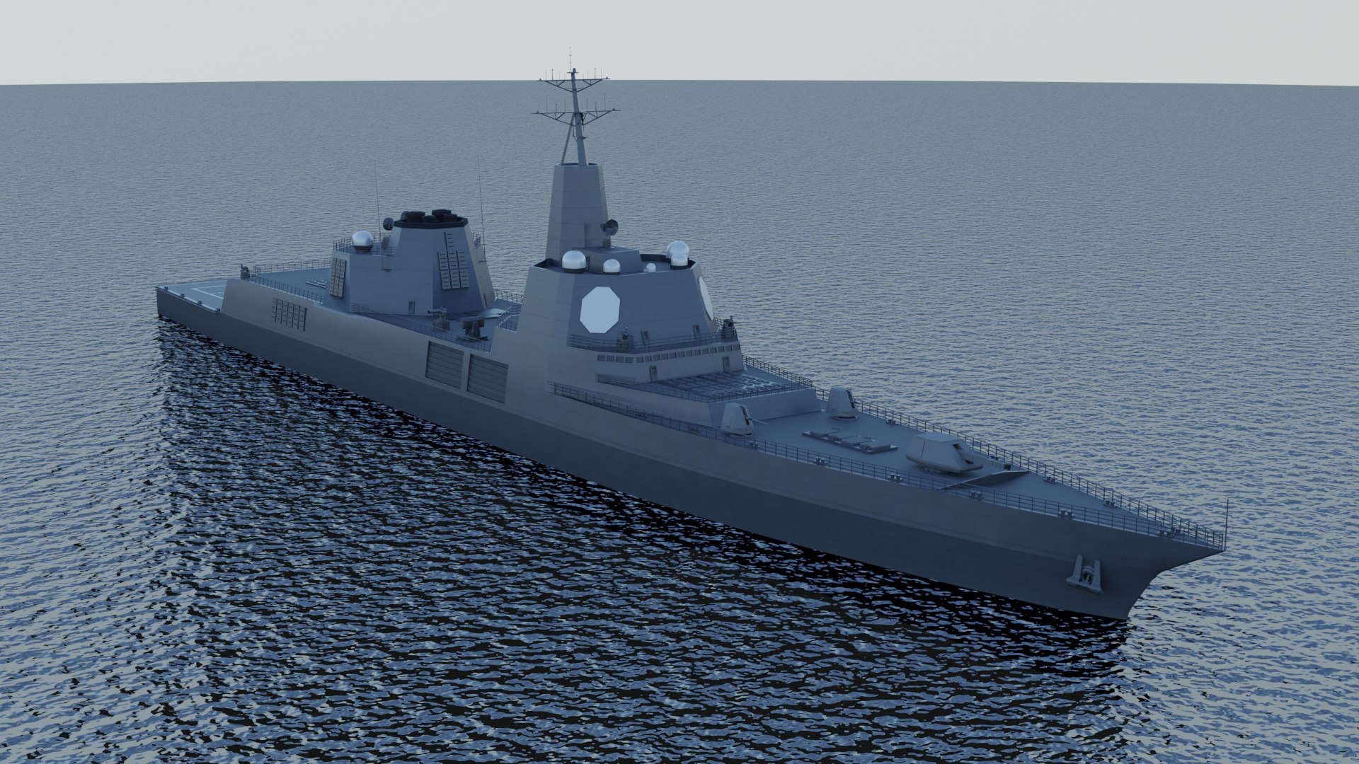 American Next Generation Ship Trump-class Battleship 3D Model ...