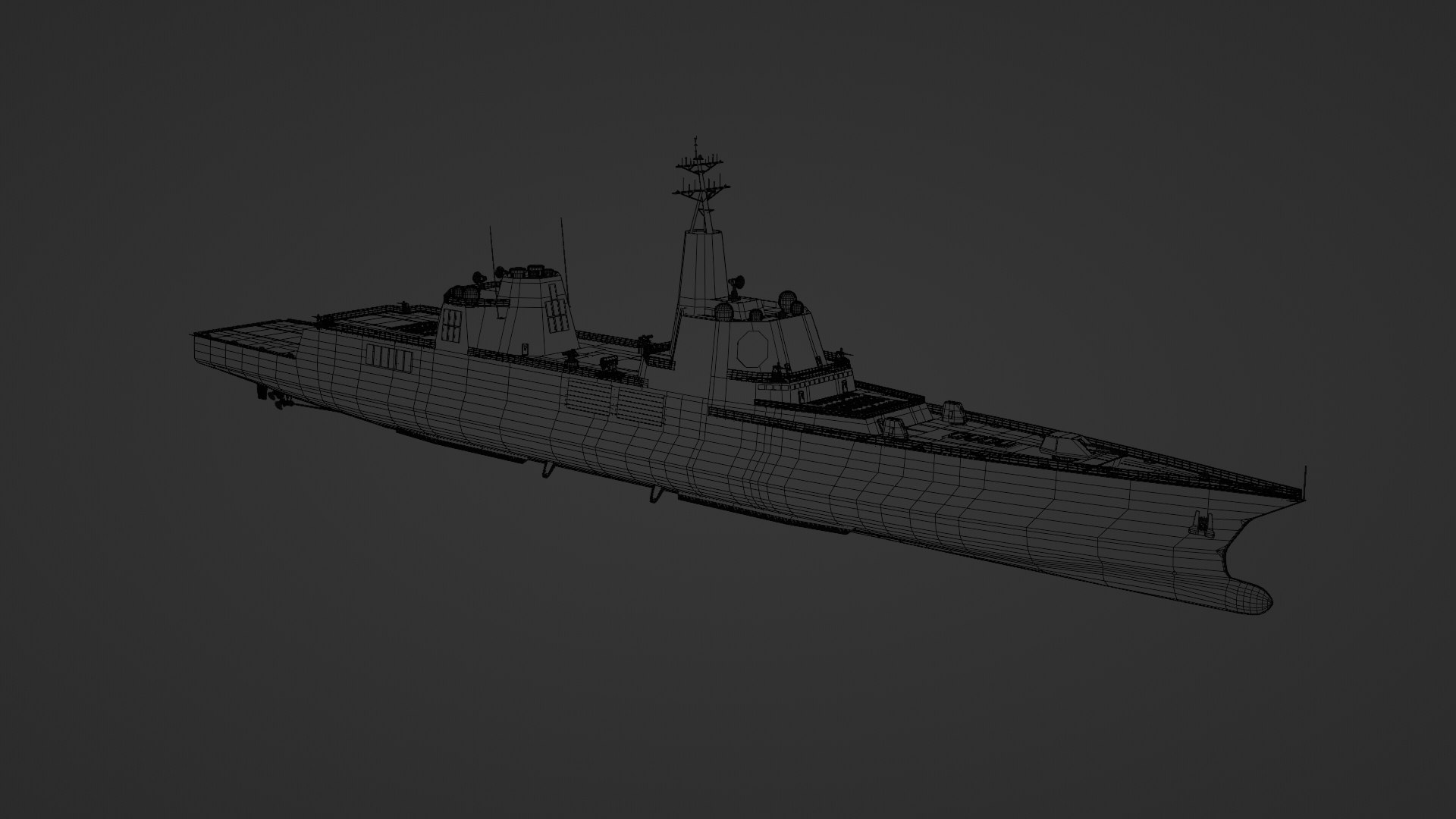 American Next Generation Ship Trump-class Battleship 3D Model ...