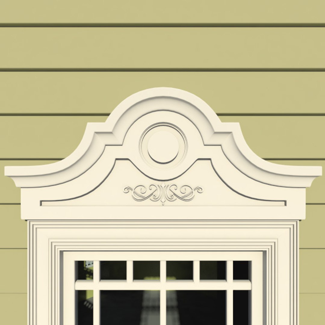 3d Window Header Model