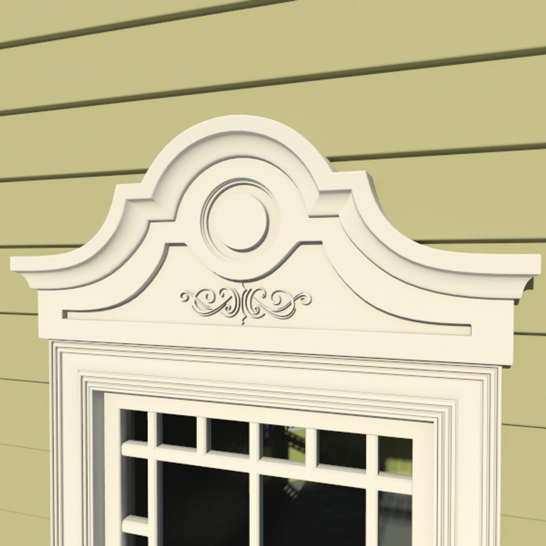 3d Window Header Model