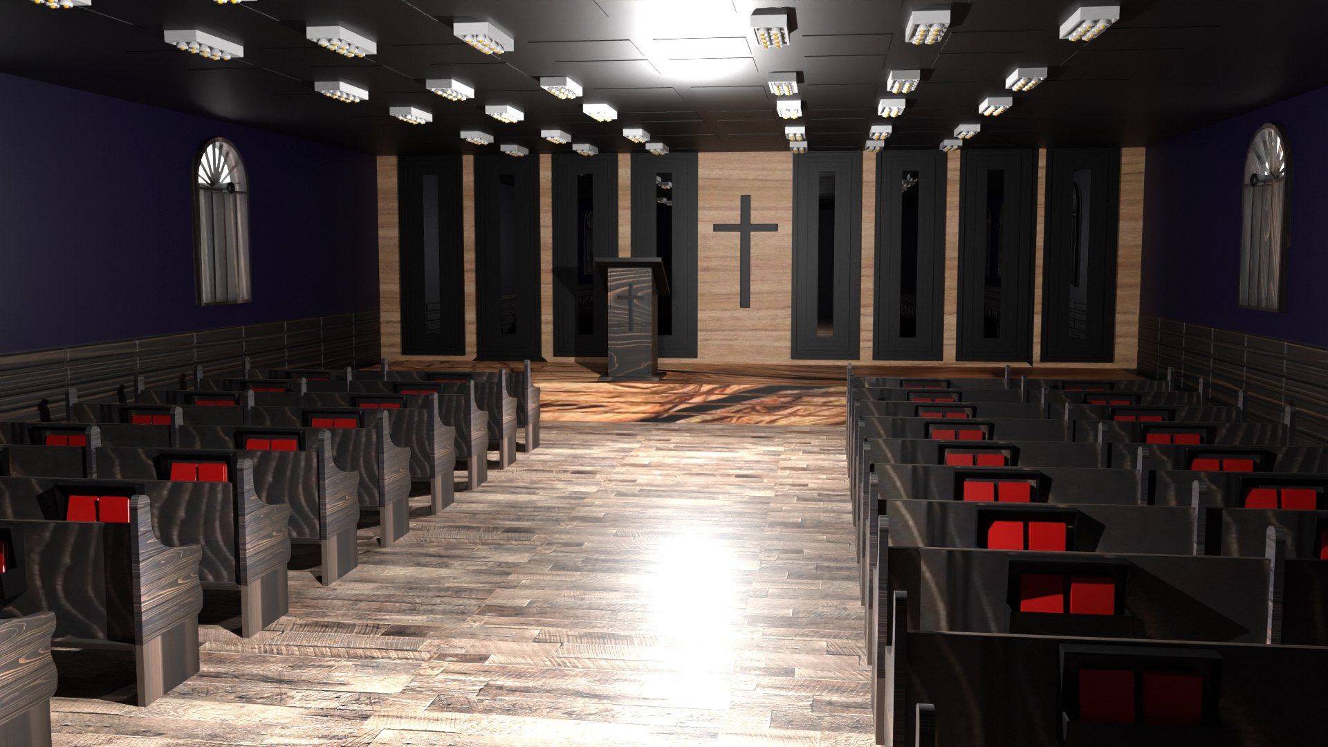 3D Model Church Interior - TurboSquid 2178887