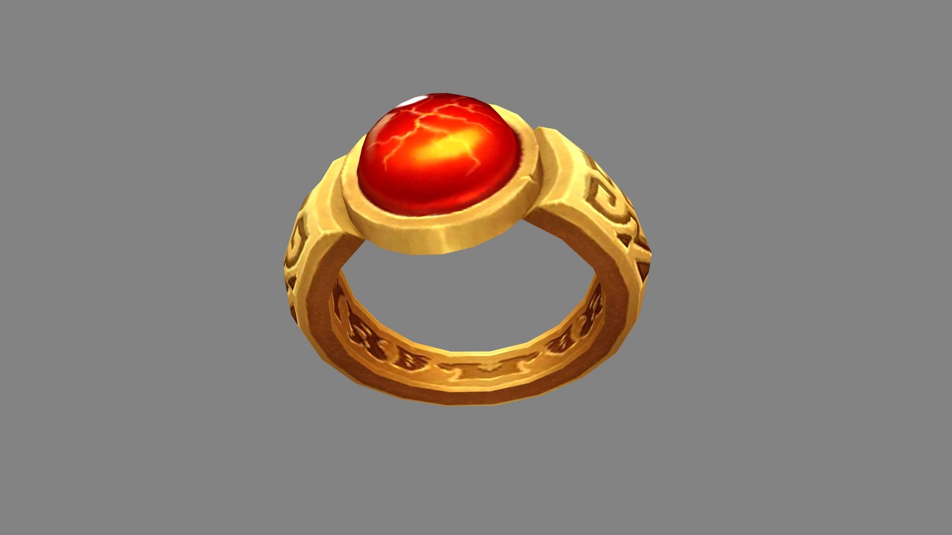 Cartoon Ruby Ring - Game Equipment 3D Model - TurboSquid 1745314