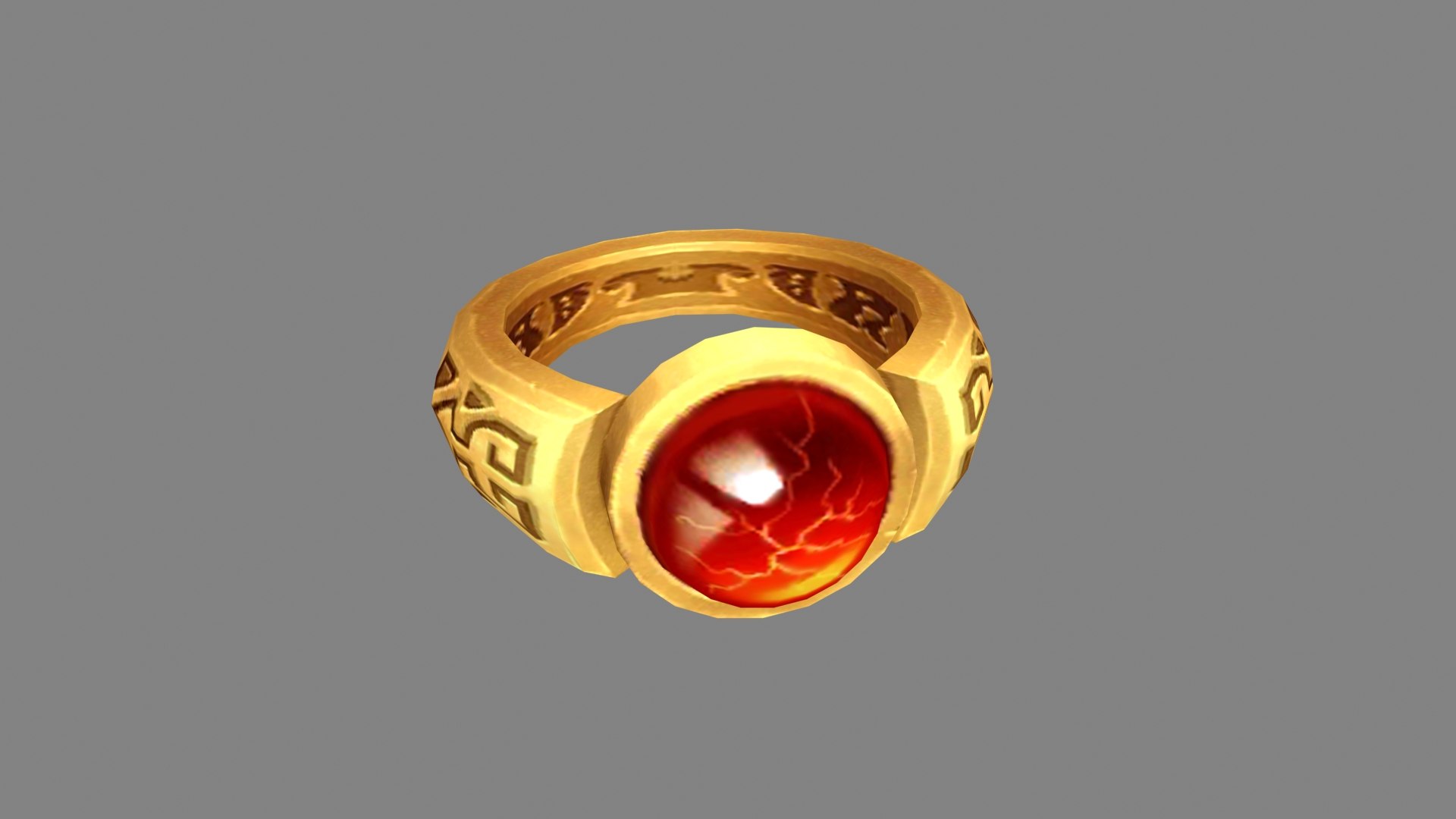 Cartoon Ruby Ring - Game Equipment 3D Model - TurboSquid 1745314