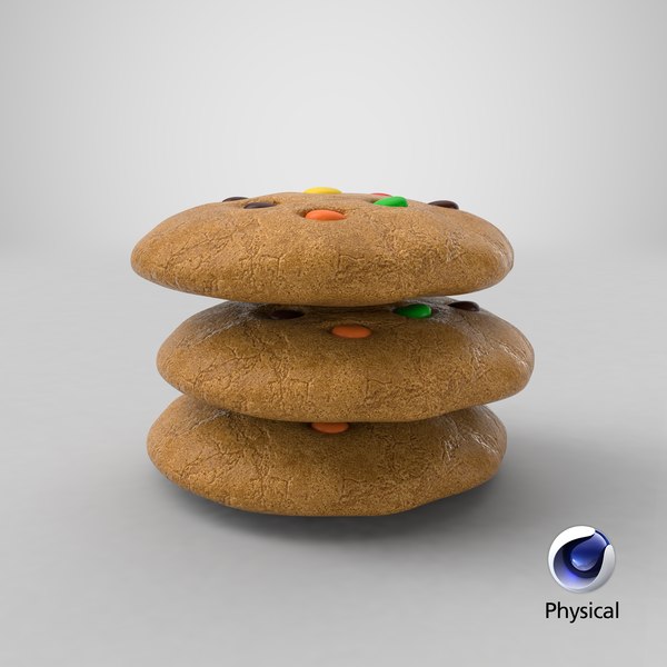 Cookie modeled 3D - TurboSquid 1355526