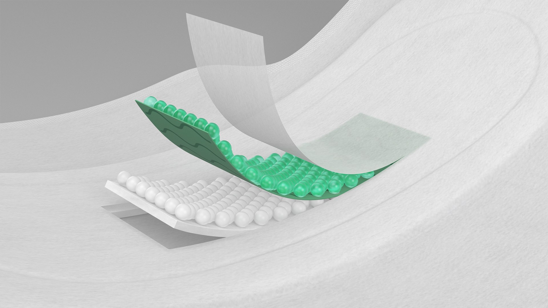 Sanitary Napkin Pad With Absorbent Layer 3D - TurboSquid 2032988