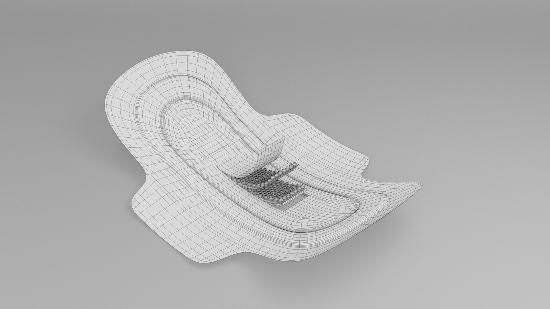 Sanitary Napkin Pad With Absorbent Layer 3D - TurboSquid 2032988