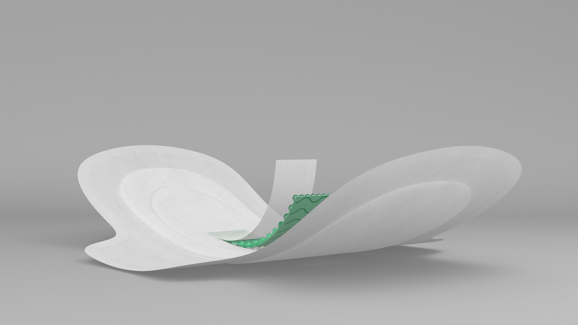 Sanitary Napkin Pad With Absorbent Layer 3D - TurboSquid 2032988