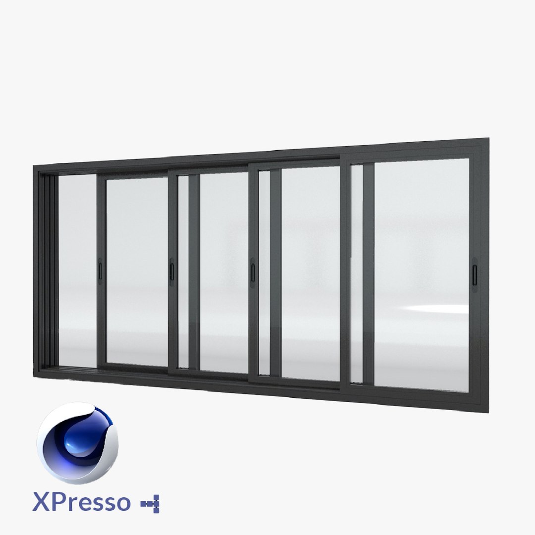 Sliding Window With Xpresso Model - TurboSquid 2352959
