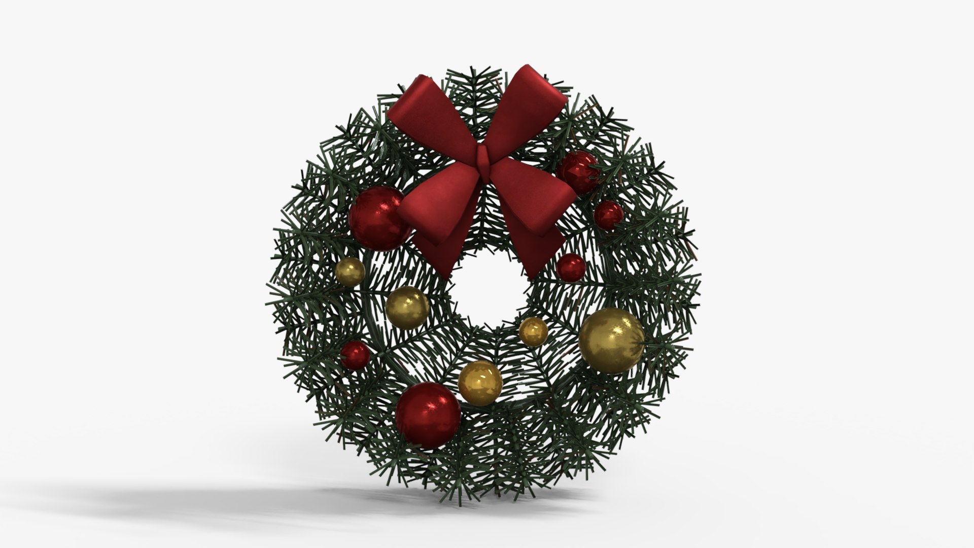 Wreath For Christmas 3D Model - TurboSquid 2321440