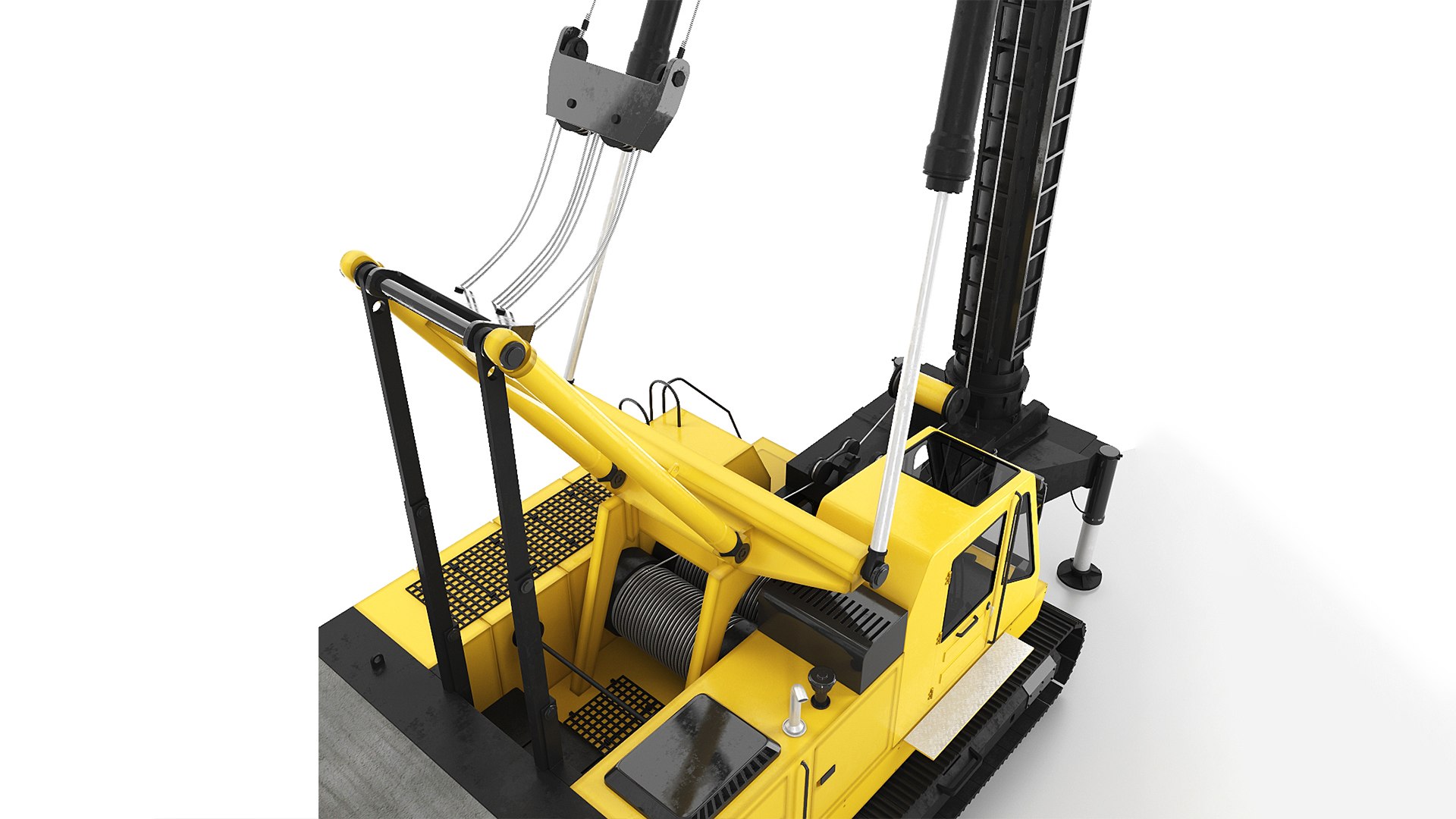 Pile Driver 3d Model