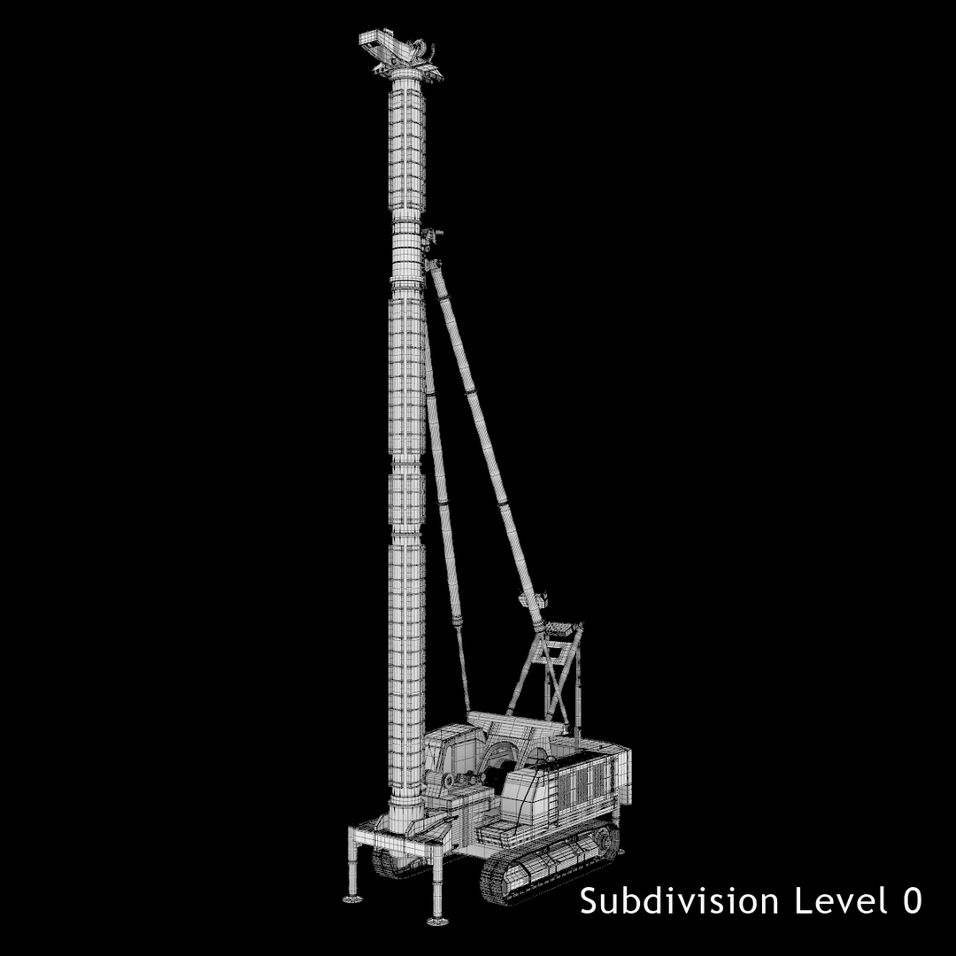 pile driver 3d model