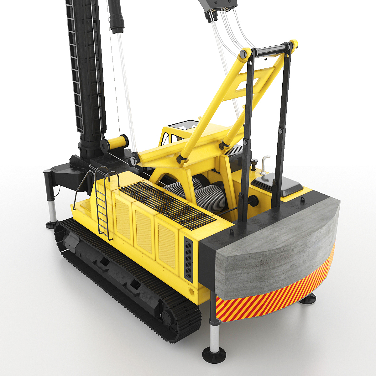 pile driver 3d model