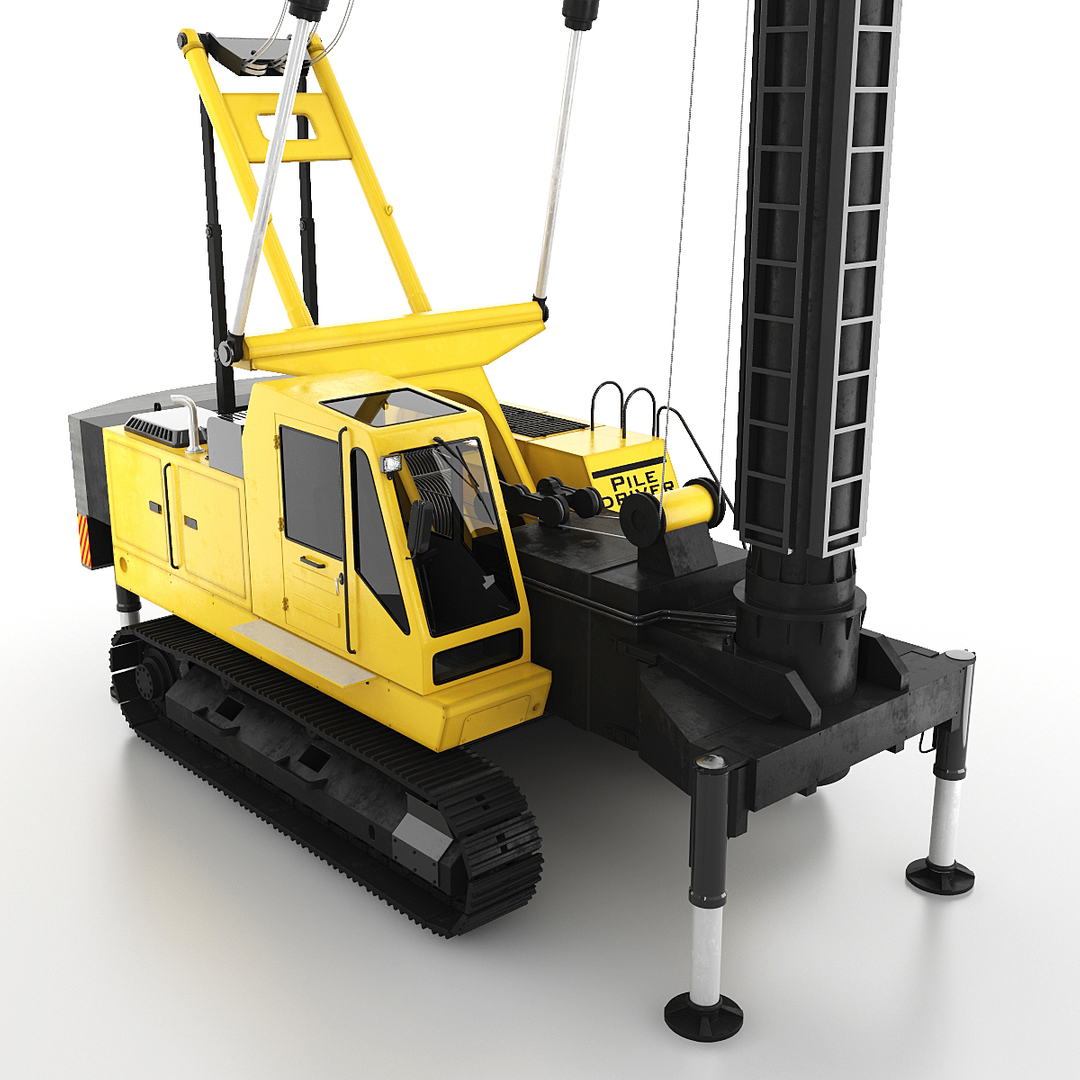 pile driver 3d model