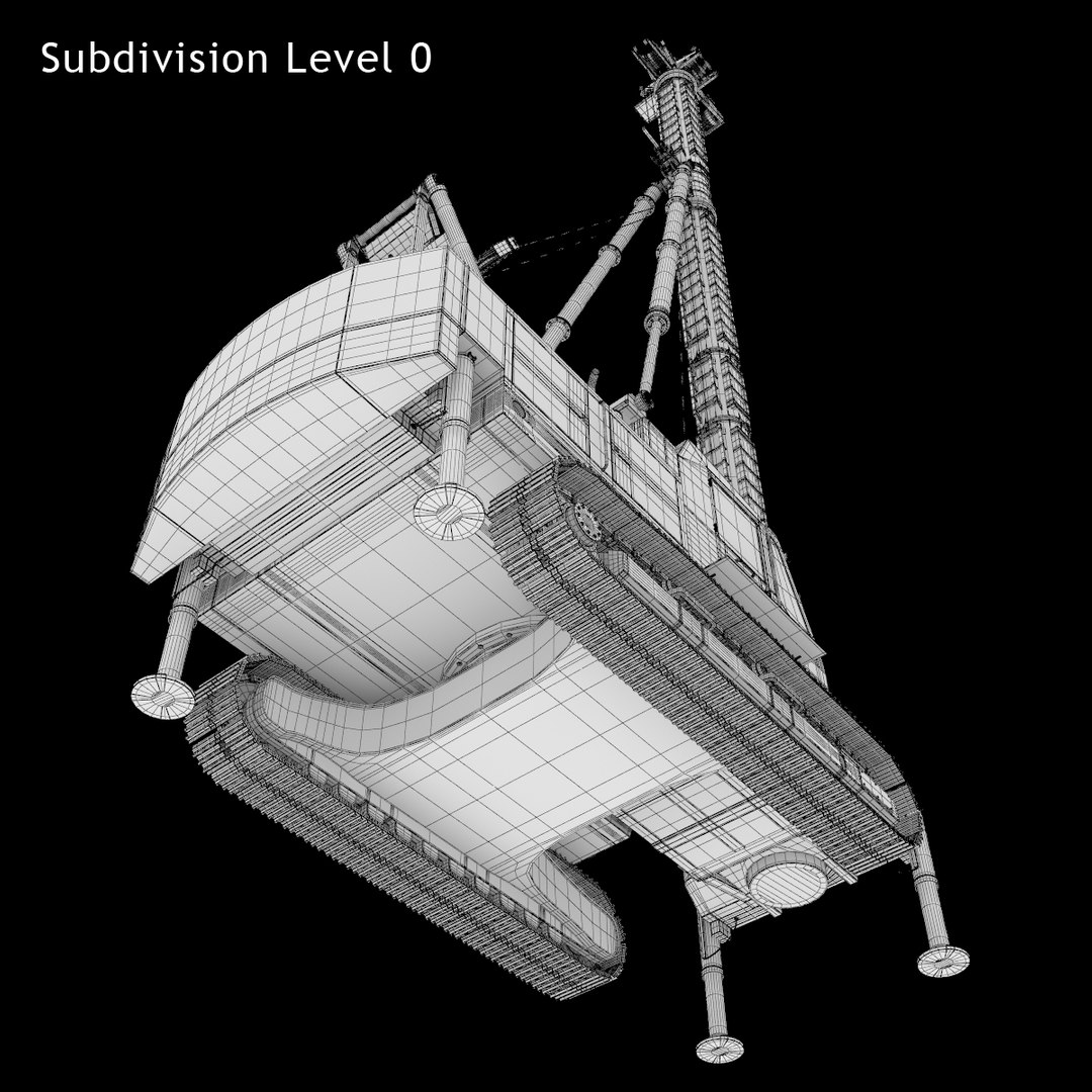 Pile Driver 3d Model