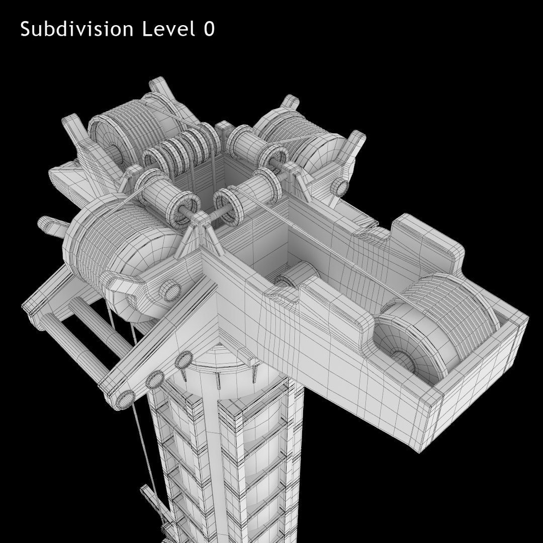 Pile Driver 3d Model