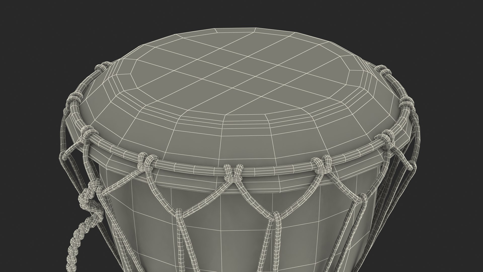 Ornate African Djembe Drum 3D model - TurboSquid 2037566