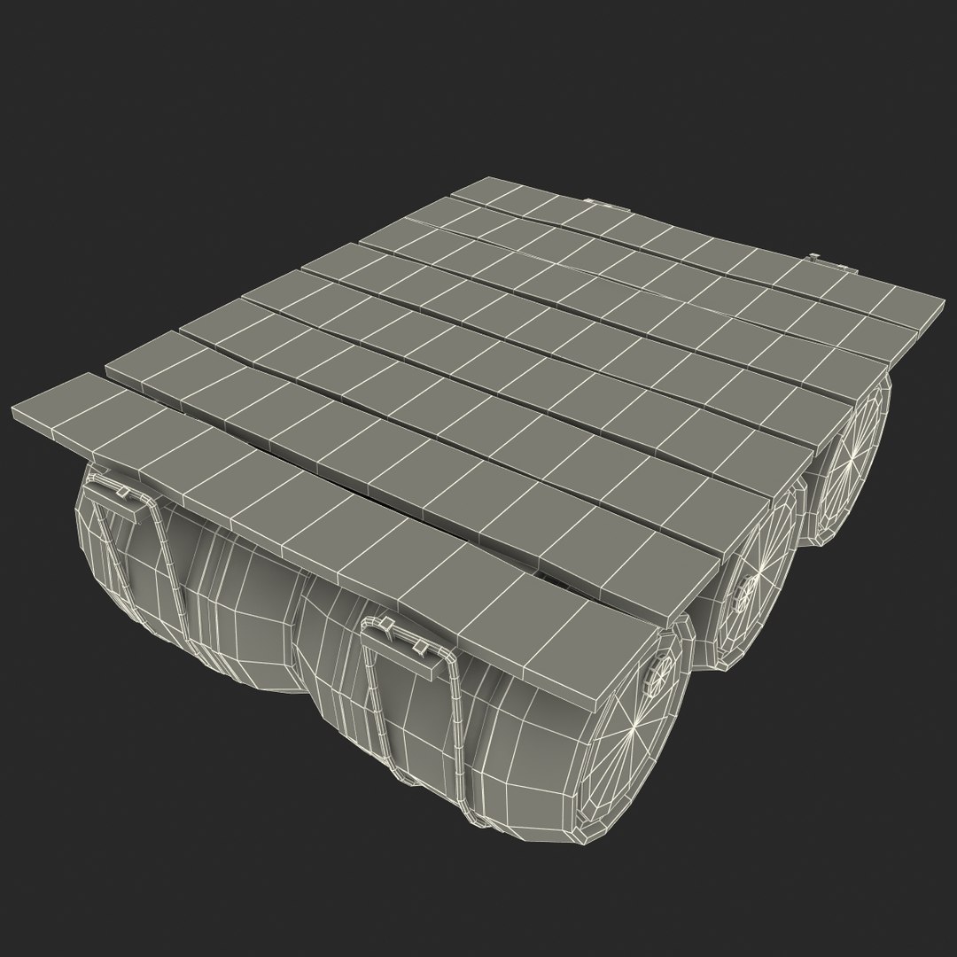 Raft Modelled Contains 3d Model