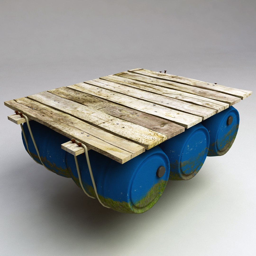 Raft Modelled Contains 3d Model