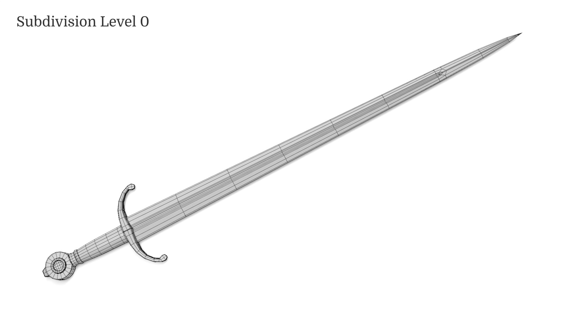 3D Medieval Sword 2 - PBR - TurboSquid 2006642