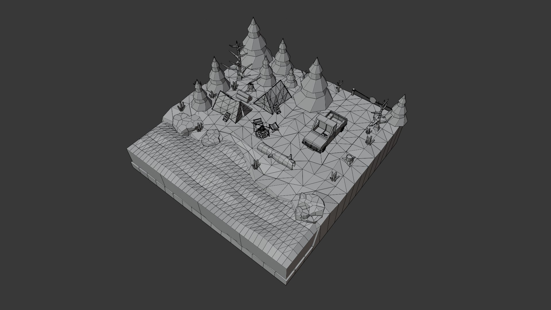 Camping 3D Model - TurboSquid 2336712