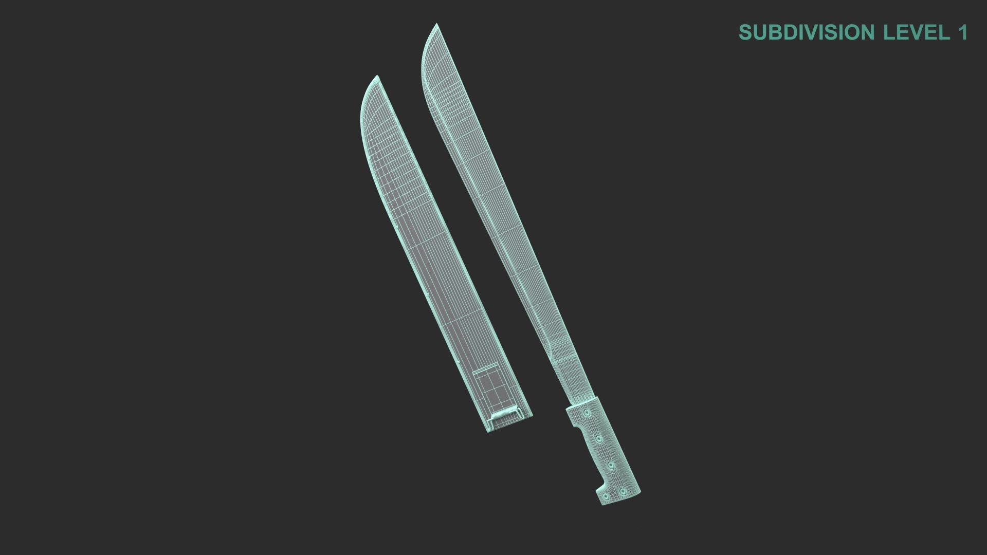 Machete 3D Model - TurboSquid 1968566