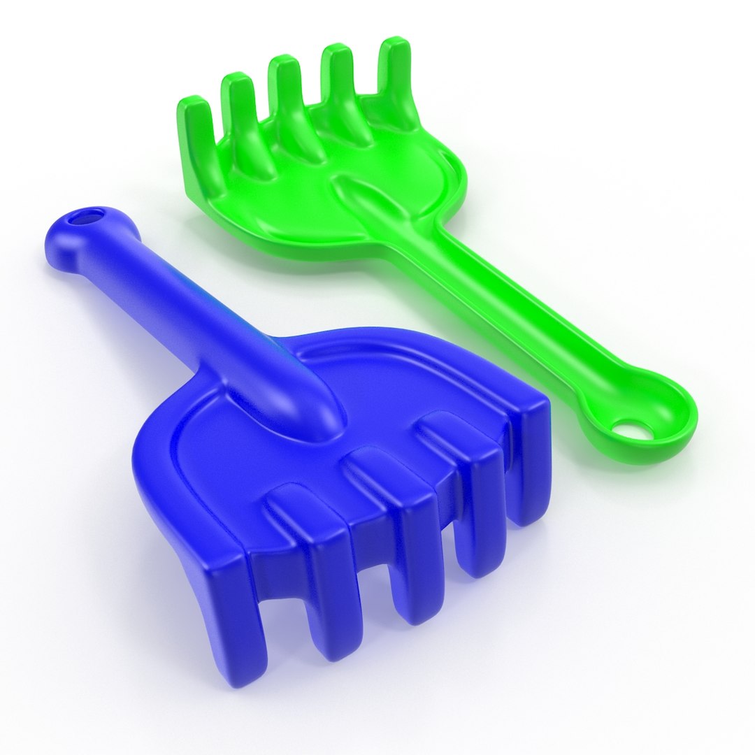 3d Model Toy Rake