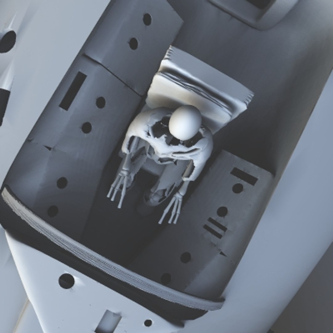 Derelict Spacewreck 3d Dxf