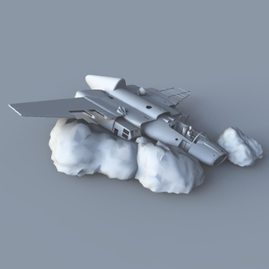 Derelict Spacewreck 3d Dxf
