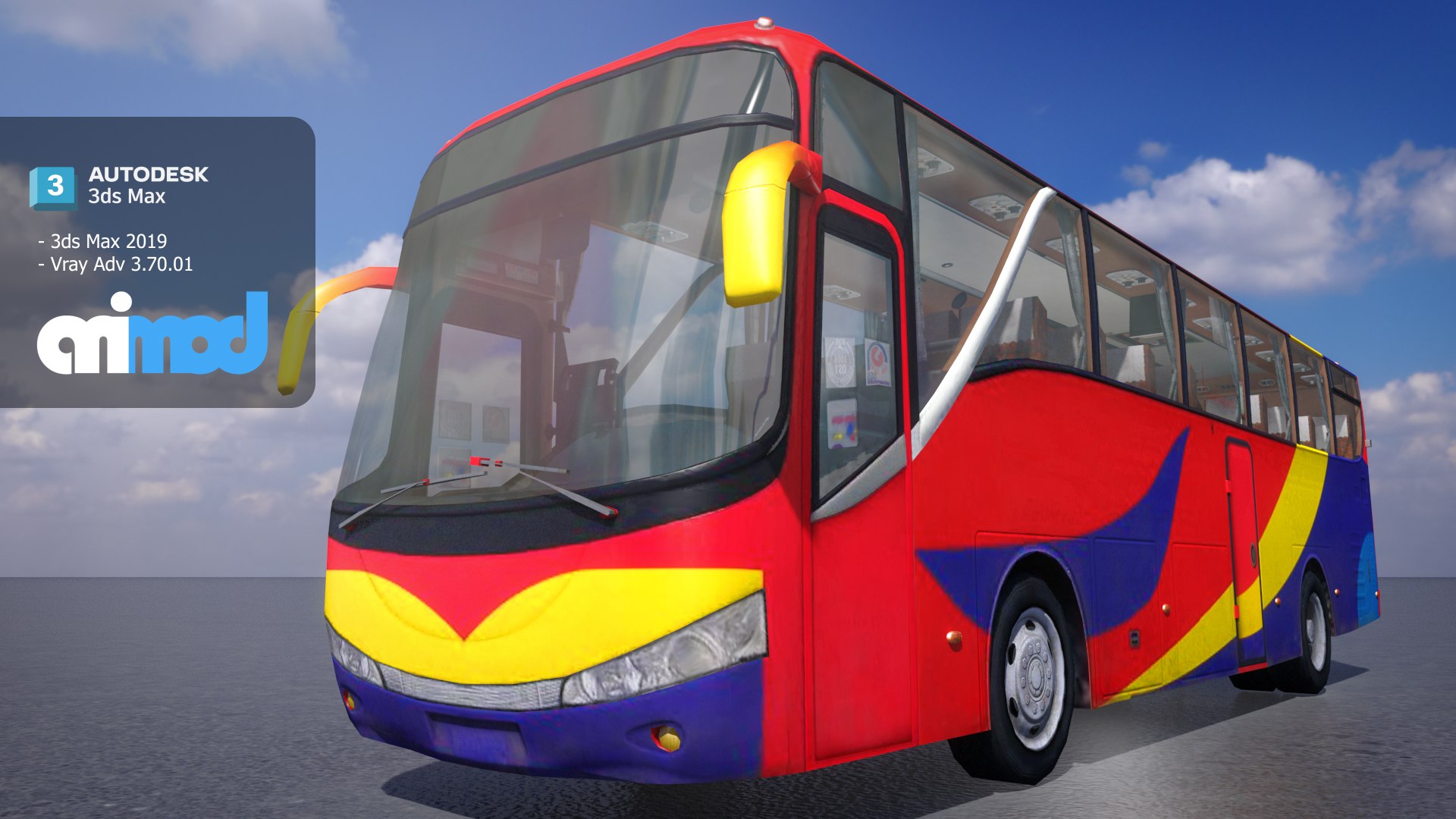 TW Bus 003 3D Model - TurboSquid 2289955