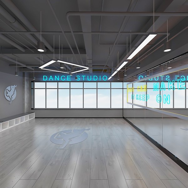 3D модель Dance Studio - TurboSquid 1900484