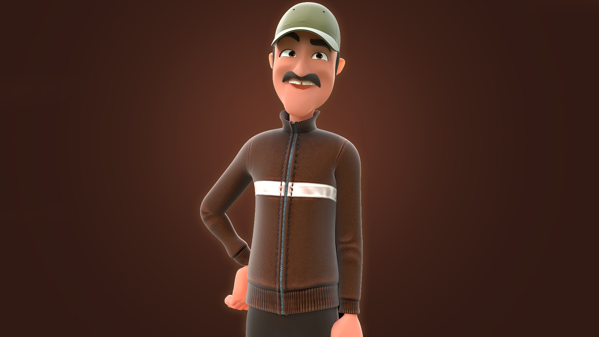 3D Toon Man - Cartoon Model - TurboSquid 1401887