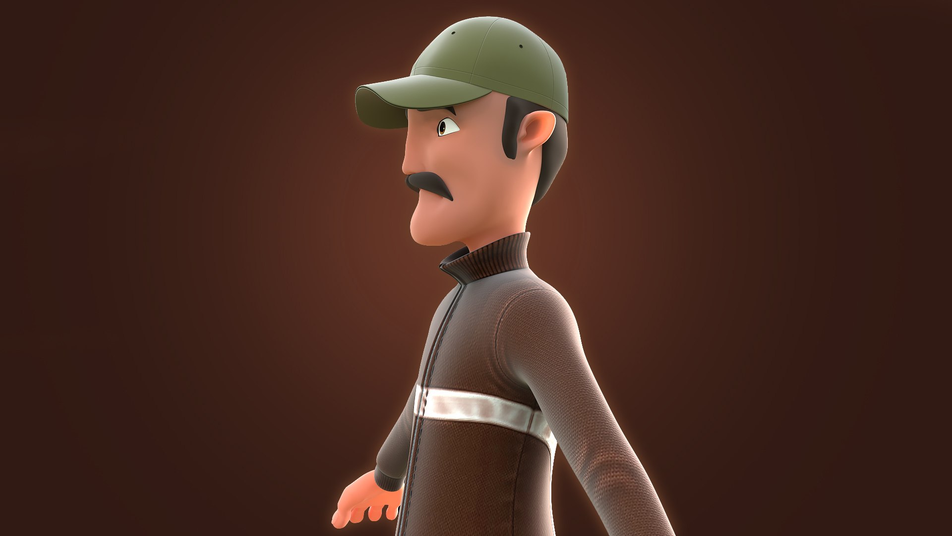 3D Toon Man - Cartoon Model - TurboSquid 1401887