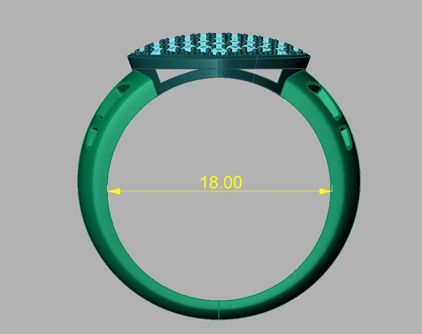 3d cnc ring model
