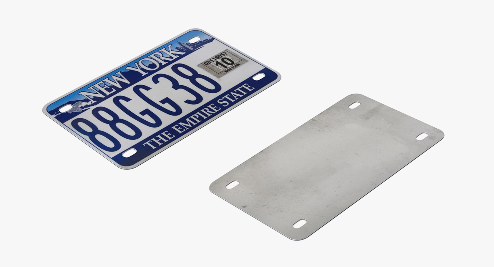 3D License Plate - TurboSquid 1487800