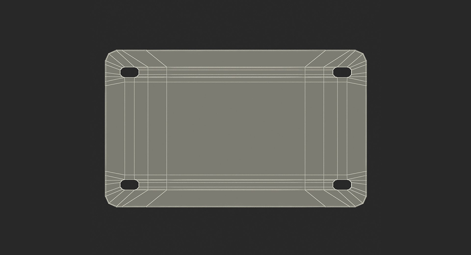 3D License Plate - TurboSquid 1487800