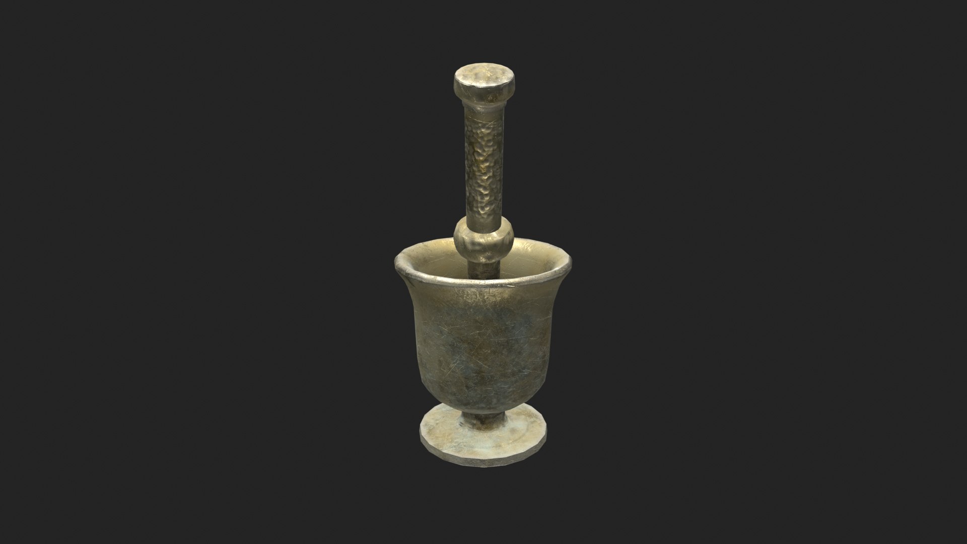 Medieval Mortar 3D - TurboSquid 2322778