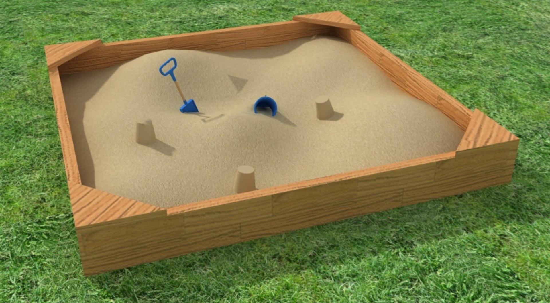 sand box bucket spade x