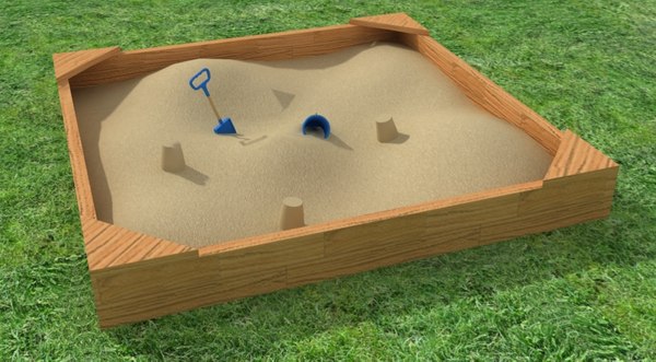 sand box bucket spade x