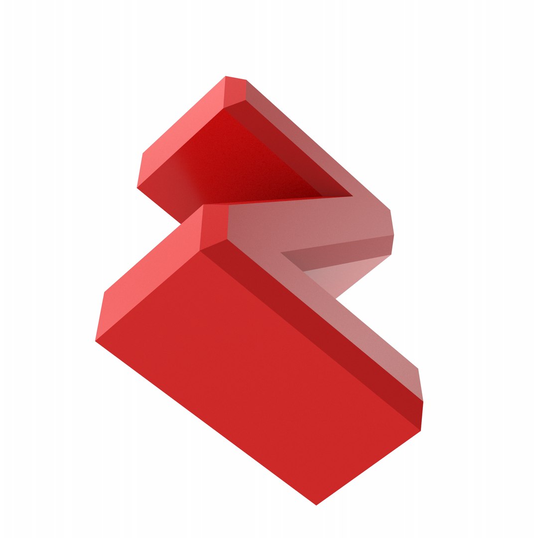 Red Letter Z Model - TurboSquid 2272833