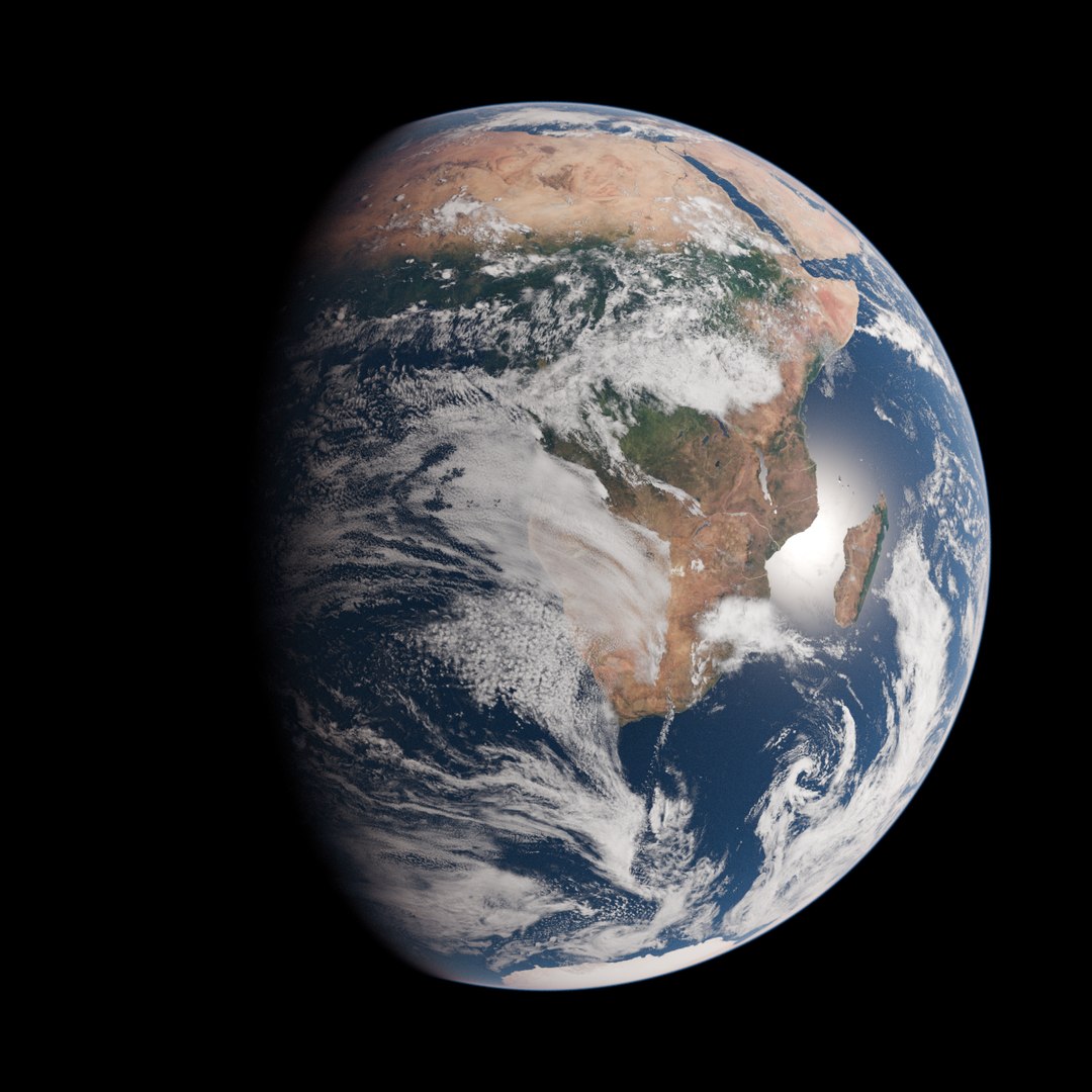 Ultra-resolution Photorealistic Earth With Displacement 3D Model ...