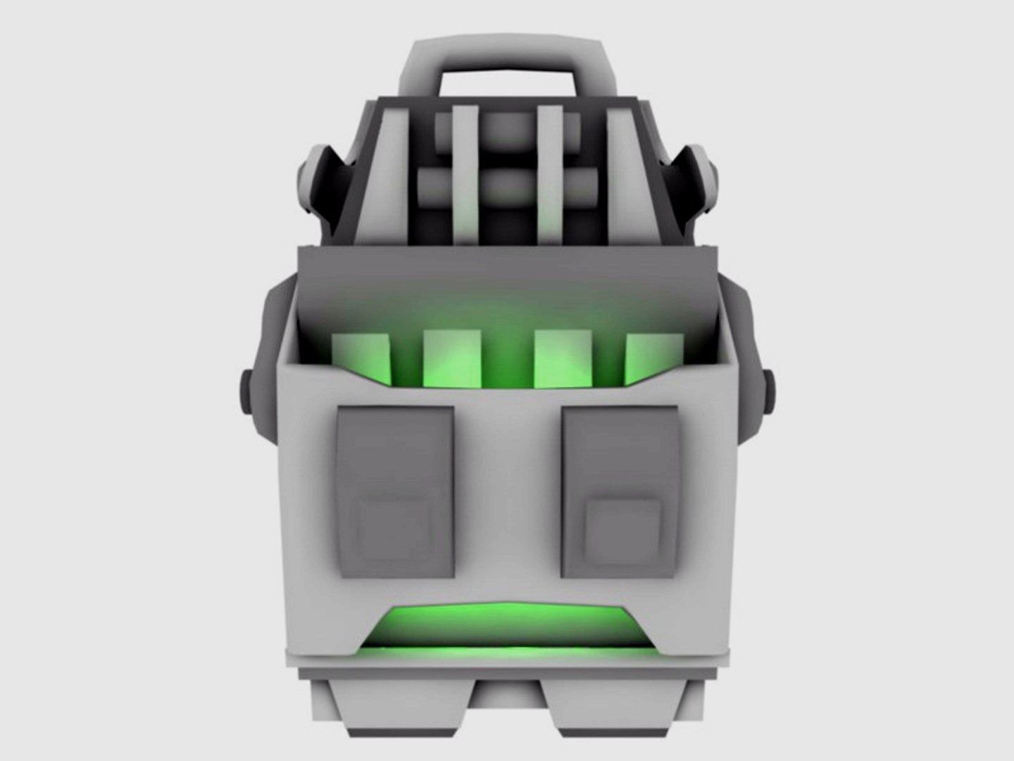 3d Futuristic Power Pack Model