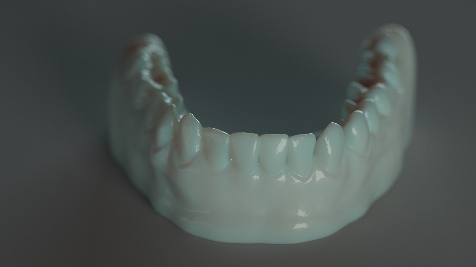 3D Lower Denture D Mold Model - TurboSquid 1810562