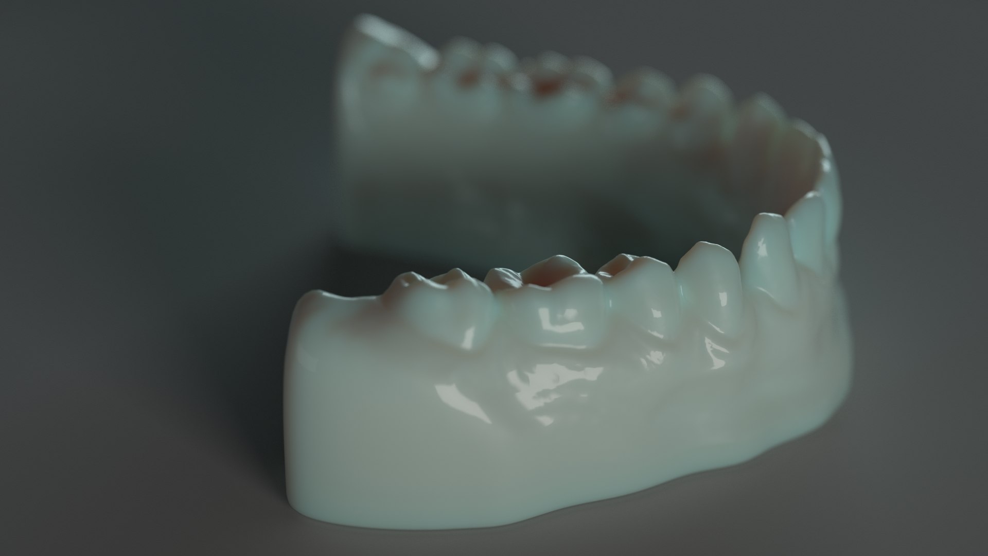 3D Lower Denture D Mold Model - TurboSquid 1810562