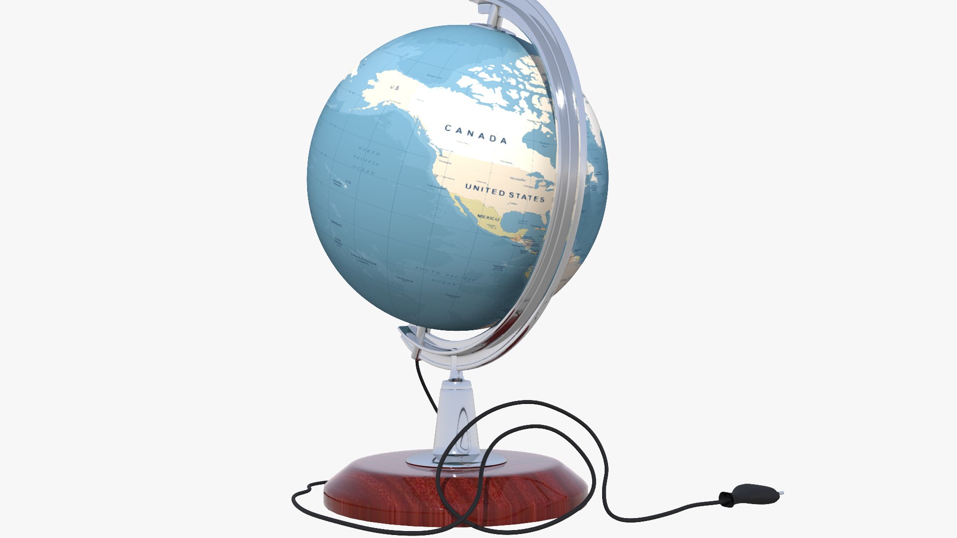 3D lightwave globe model - TurboSquid 1536201