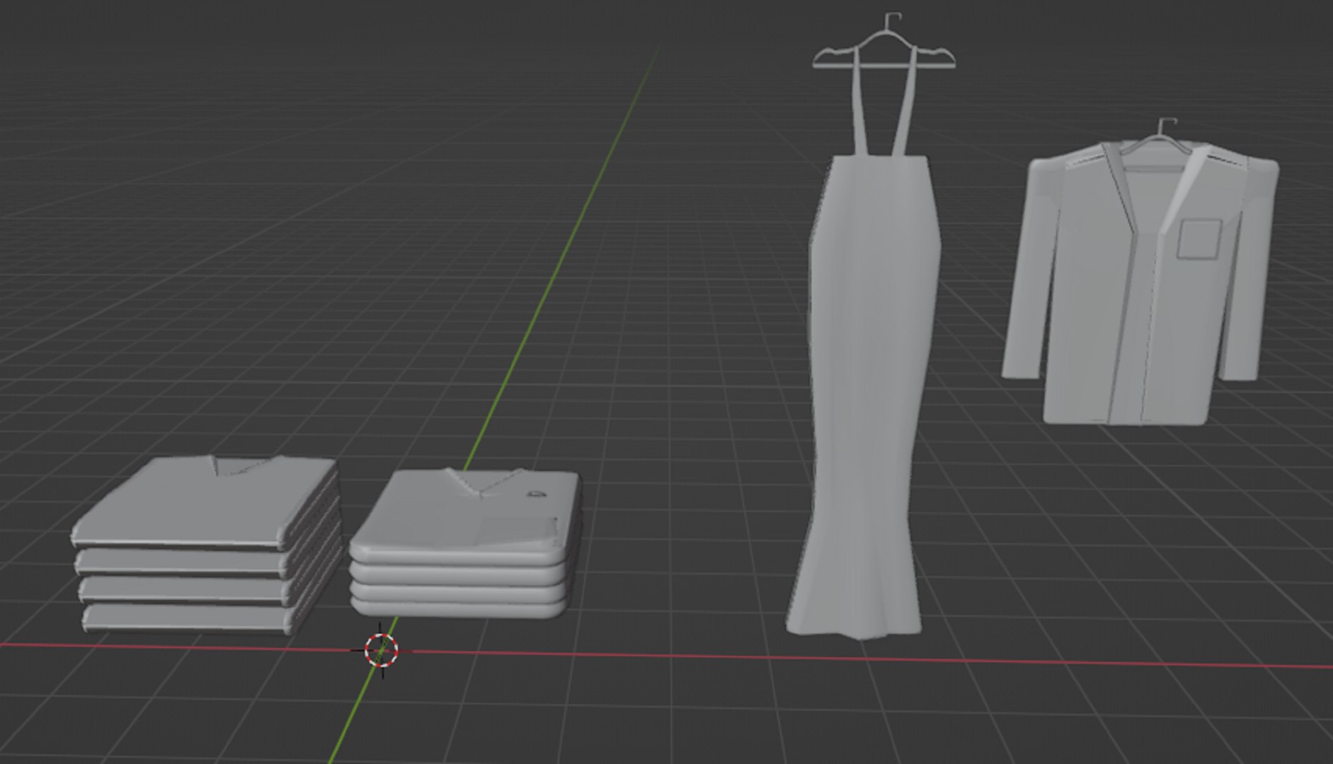 Clothes All Set 3D Model - TurboSquid 2073056