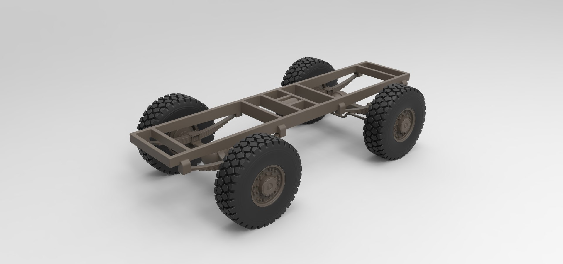 Chassis 4x4 3D model - TurboSquid 1284188