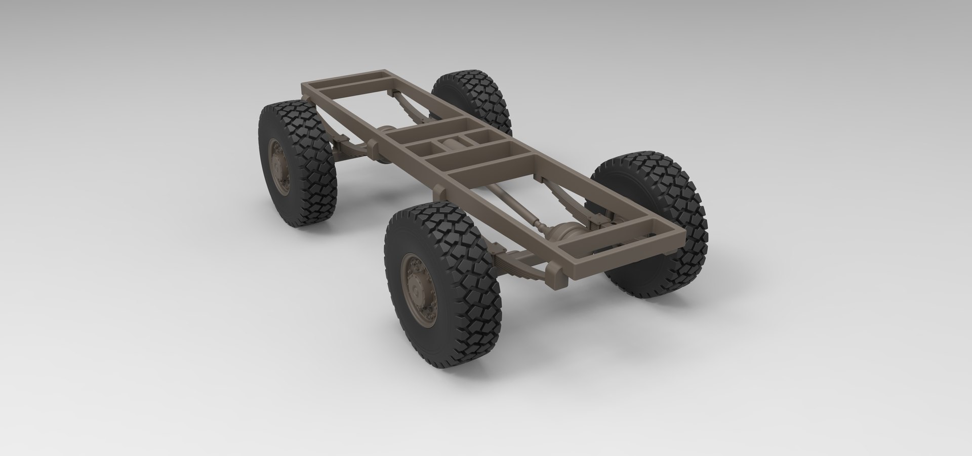 Chassis 4x4 3D model - TurboSquid 1284188