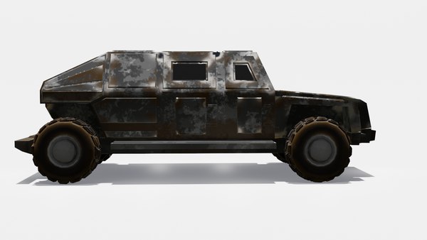 3D Fiction APC model - TurboSquid 2030688