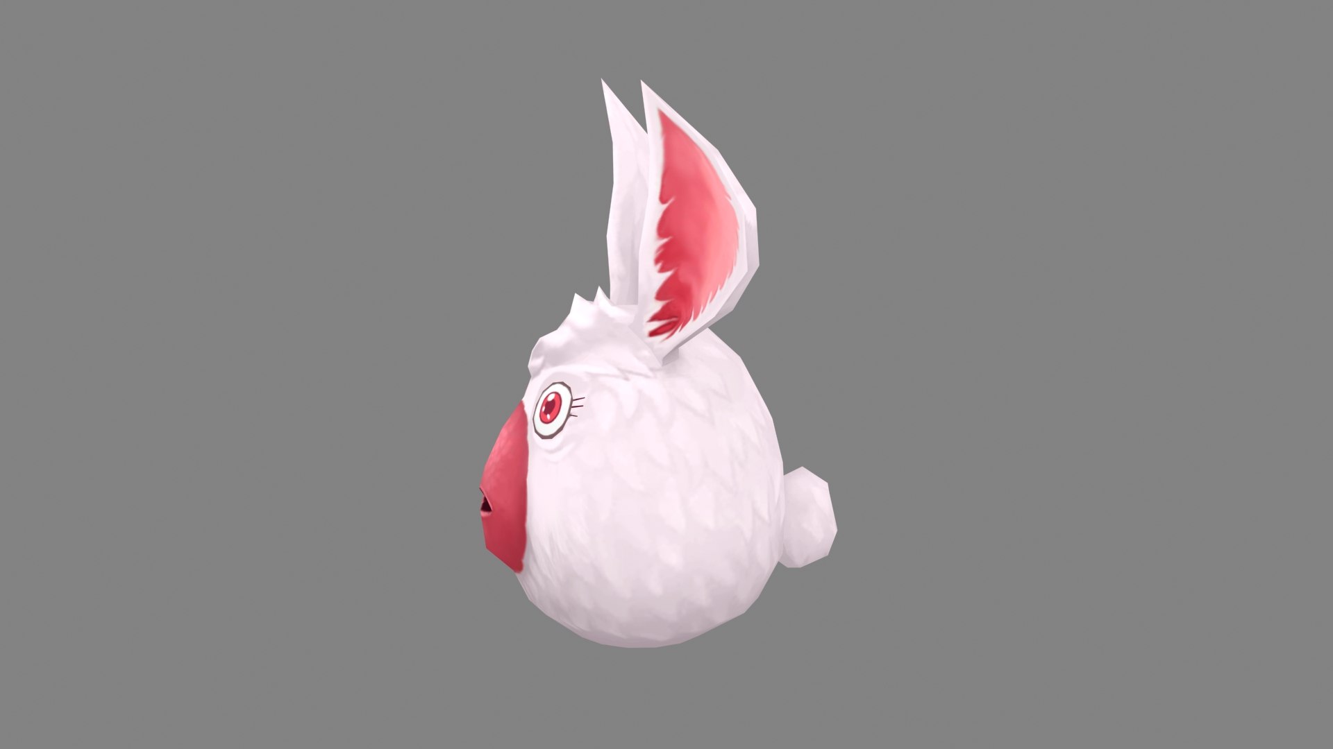 3D Cartoon Chicken Head Bunny Monster - TurboSquid 2267853