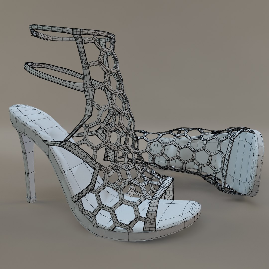 Female Shoes Woman 3d Model